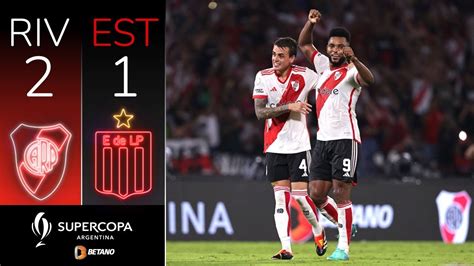 River Le Ganó A Estudiantes Con Gol De Aliendro Sobre El Final Y Es El