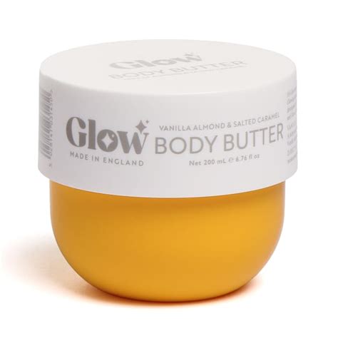 Glow Body Glow Body Butter 250ml Vanilla Almond And Salted Caramel
