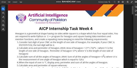 Completed Week 4 Task For Artificial Intelligence Community Of Pakistan