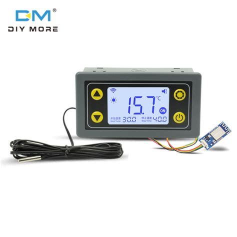 Diymore ST ST W WIFI Digital Temperature Controller Centigrade Thermostat With Sensor Relays