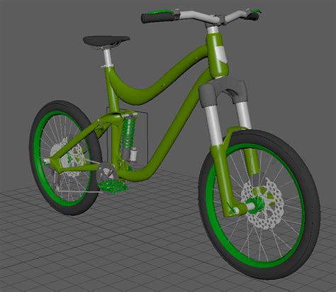Art Portfolio 3d Bike Model Maya