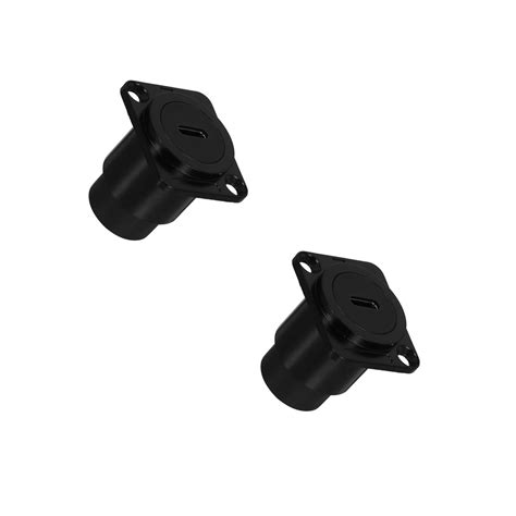 Worgeous 2pcs Bulkhead Connector Front Panel Adapter Ethernet Panel Mount Socket Pass Through
