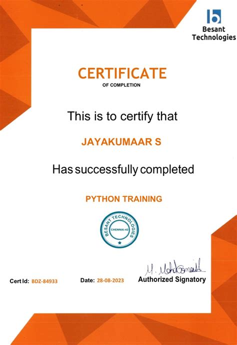 Jayakumaar S On Linkedin 🐍 Just Wrapped Up My Python Course Journey 🎓💻
