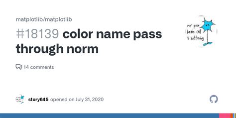 color name pass through norm · issue 18139 · matplotlib matplotlib