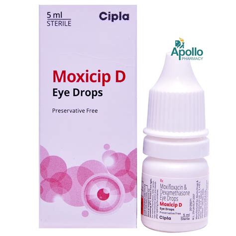 Moxicip D Eye Drops 5 Ml Price Uses Side Effects Composition