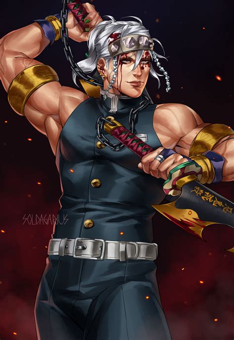 Uzui Tengen Fanart By Soldagarius On Deviantart