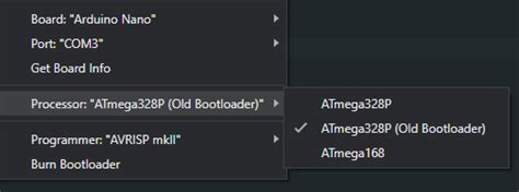 Не загружаются скетчи в Arduino Nano Песочница Раздел для новичков