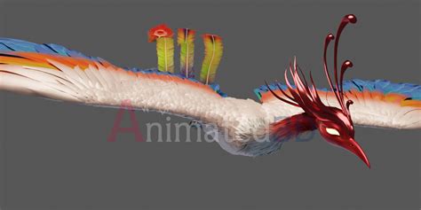 Phoenix Ver2 Animated 3d Model By Animated3d