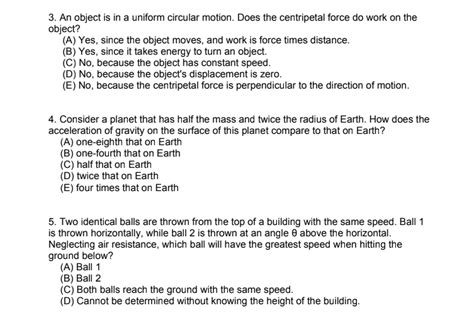 Solved An Object Is In A Uniform Circular Motion Does Chegg