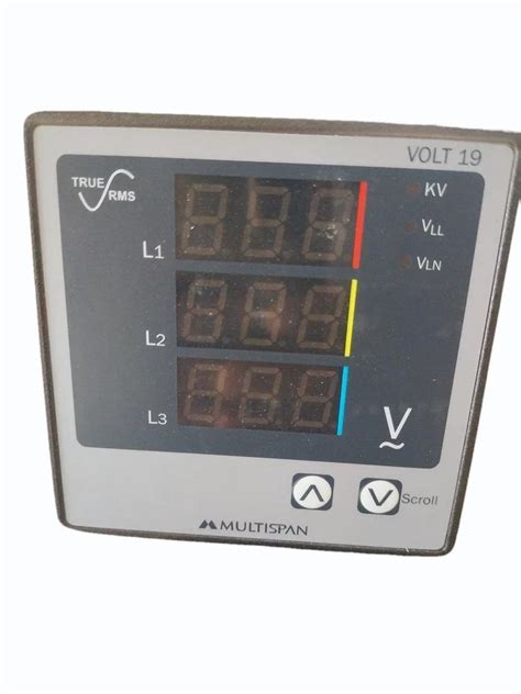 Volt Meter For Industrial At ₹ 650piece In Faridabad Id 2851838976948