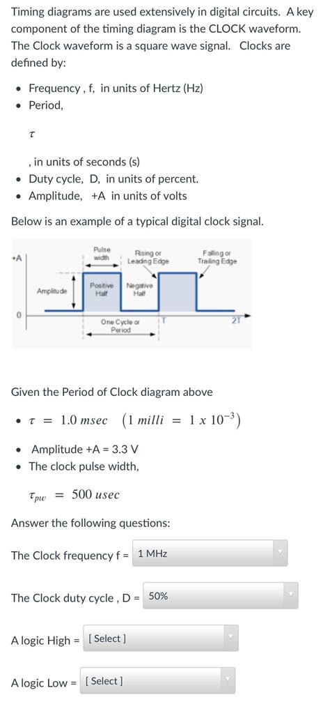 Solved Timing Diagrams Are Used Extensively In Digital