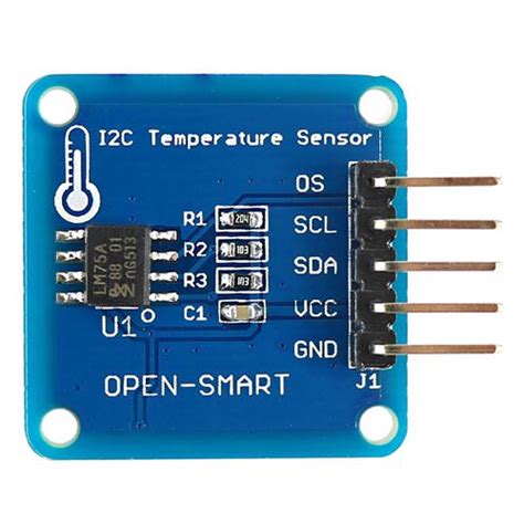 High Accuracy Lm75a I2c Temperature Sensor Module For Arduino