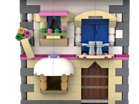 Lego Moc Ice Cream Parlor By Brickbrush Rebrickable Build With Lego