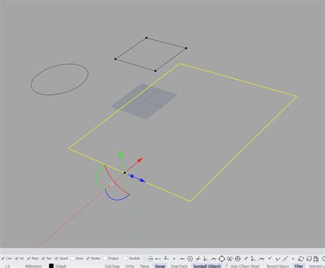 Gumball Extrude Behaving Inconsistently Rhino Mcneel Forum