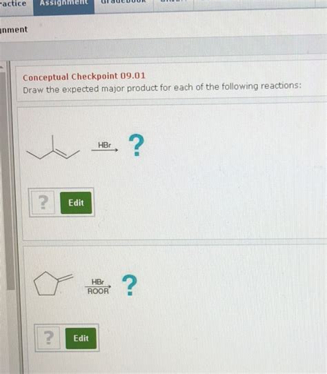 Solved actice Assignment nment Conceptual Checkpoint 09.01 | Chegg.com
