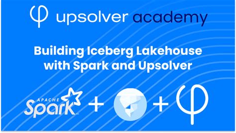 Building Iceberg Lakehouse With Spark And Upsolver E Learning Module