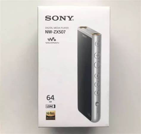 Sony Walkman 64 Go Hi Res Zx Series Audio Player Nw Zx507 Silver