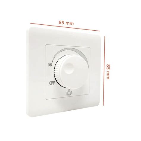 régulateur led potentiomètre 220v 630w triac variateur installation