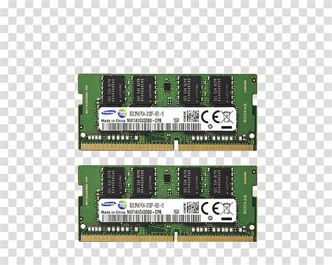 Laptop DDR SDRAM SO DIMM Memory Module Samsung Notebook Pro Transparent Background PNG