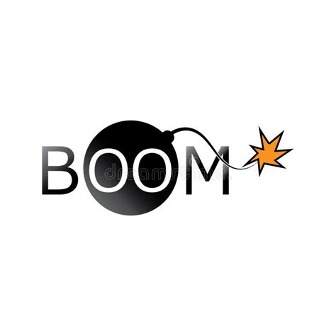 Fondo Vectorial De Icono De Boom Ilustración Del Vector Ilustración