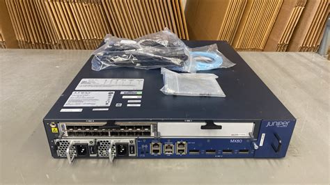 Mx80 Ac Juniper Mx80 Router With Mic 3d 20ge Sfp Dual Ac Rack Ears