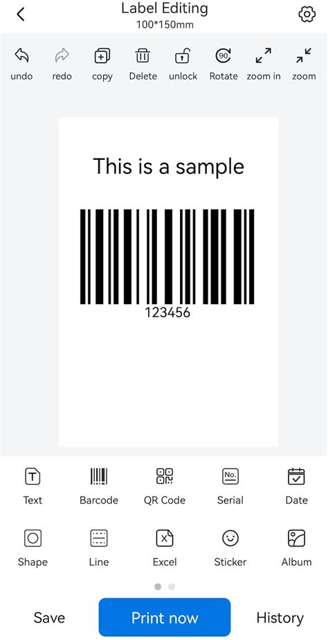 在android上使用flashlabel应用程序打印自定义标签 flashlabel