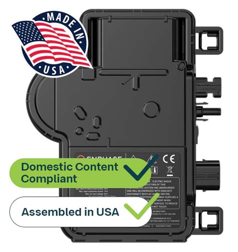 Enphase Iq8hc Dom Microinverter 384 Va Peak Power Mc4 Bulkhead Single Phase