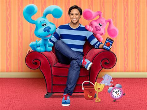 معرفی کارتون تعاملی رد پای آبی و شما Blues Clues And You آموزش