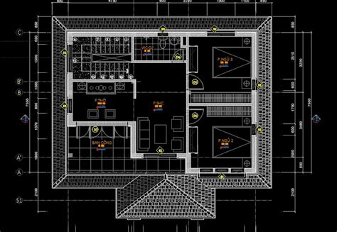 Mẫu nhà Hot 13 Chia sẻ bản vẽ cad mẫu biệt thự 2 tầng mái nhật nhỏ xinh diện tích 7 5x10m