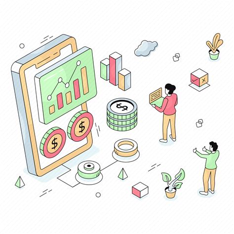 Mobile Data Analytics Infographic Statistics Online Chart Icon