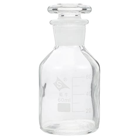 Stri 1pc Laboratory Wide Mouthed Glass Reagent Bottle Chemistry Sample