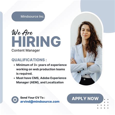 Aravinda Kumar On Linkedin Wearehiring Jobopening Contentmanager Aem Cms