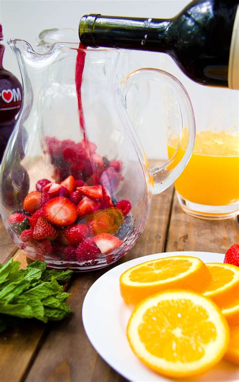 Recipe Redux 3 Berry Red Wine Sangria Yeahimmaeatthat