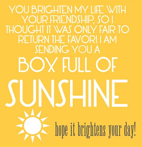 Send A Box Of Sunshine To Brighten Someones Day