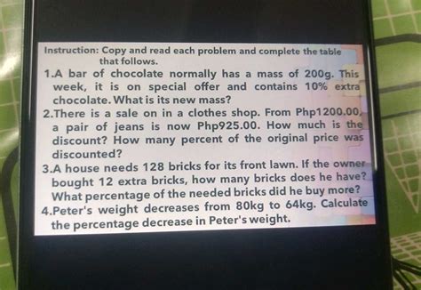 Instruction Copy And Read Each Problem And StudyX