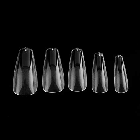 Ripley UÑAS SOFT GEL COFFIN CORTO 120 PIEZAS CHERIMOYA