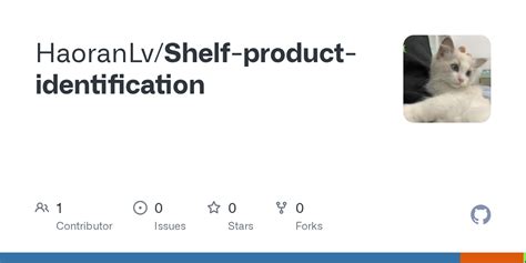 Github Haoranlvshelf Product Identification