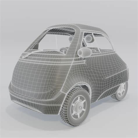 3d Model Microlino Electric Scooter Car Orange Turbosquid 2197363