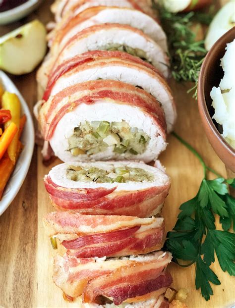 Stuffed Turkey Breast Roll A Pretty Life In The Suburbs