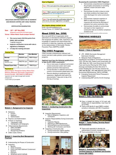 My Cisec Brochure May 2022 Session Pdf Stormwater Earth Sciences