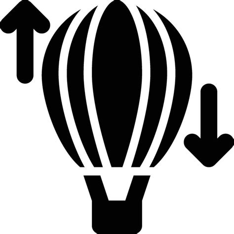 Aerostatics Science Air Balloon Glyph Solid Icon 60186905 Vector Art At Vecteezy