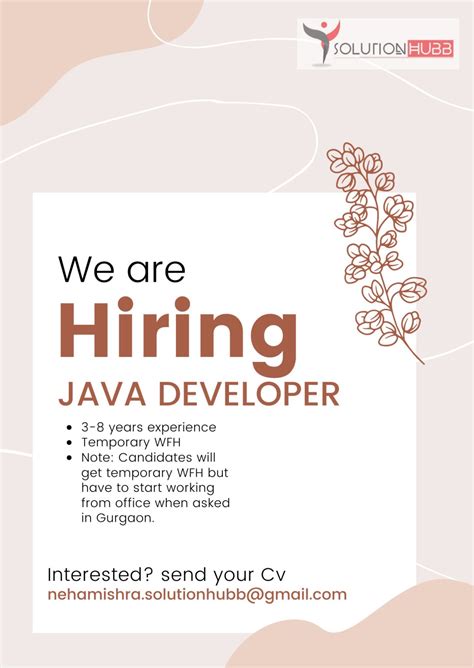 Java Developer Microservices Hiring Wfh Gurgaon Team Growth Neha Mishra