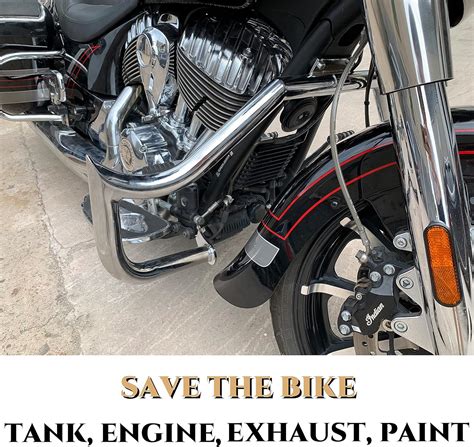 Buy STREETTANK 1 5 Inch Big Buddy Chrome Engine Guard Crash Bar For