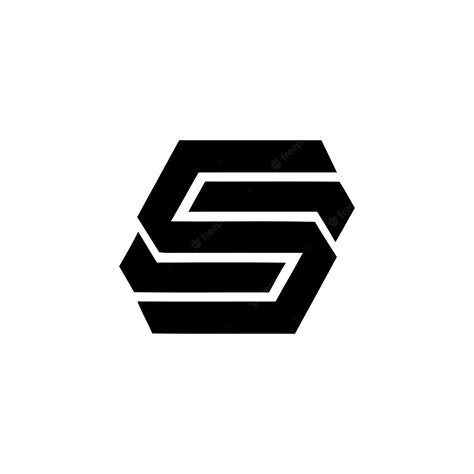 크리에이티브 Ss 문자 로고 프리미엄 벡터