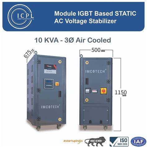 KVA Three Phase Module IGBT Based STATIC Voltage Stabilizer At Static Stabilizer