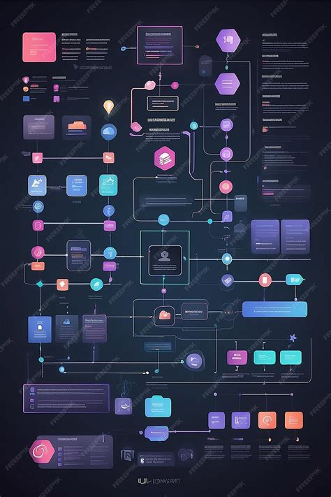 Premium Photo Ux Ui Flowchart Application Development Prototype