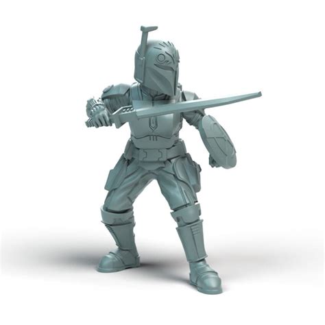 Crusader Princess With Helmet Legion Shatterrpoint Miniature By Black