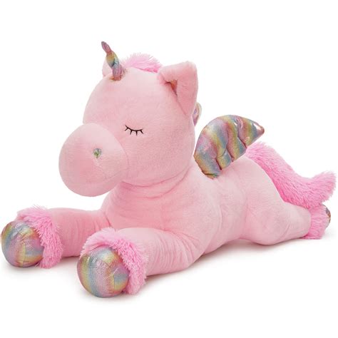 Pink Unicorn Stuffed Animals Huge Unicorn Plush Toys Birthday T