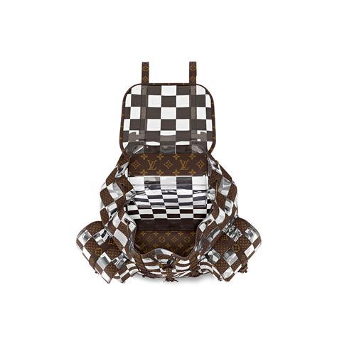 Túi Louis Vuitton Christopher Backpack Monogram Chess Brown M20865