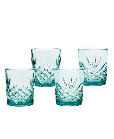 Godinger Dublin Acrylic Double Old Fashioned Glasses Set Of 4 Macys
